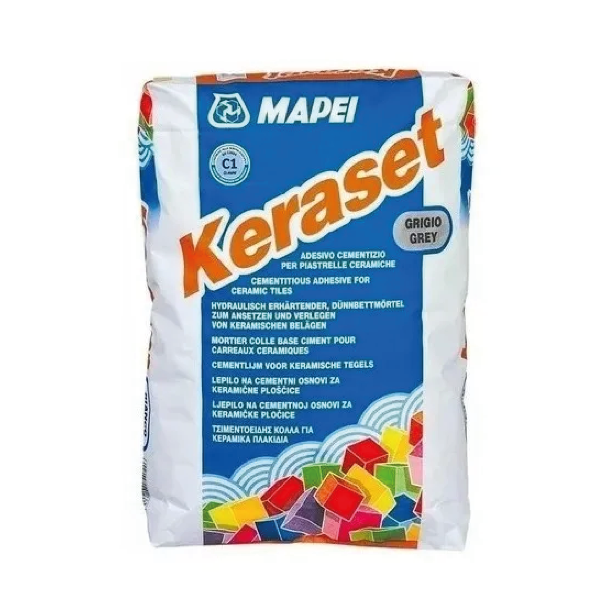 Keraset – adhesivo cementicio – 25kg MAPEI – IMPERIO DEL CERAMICO